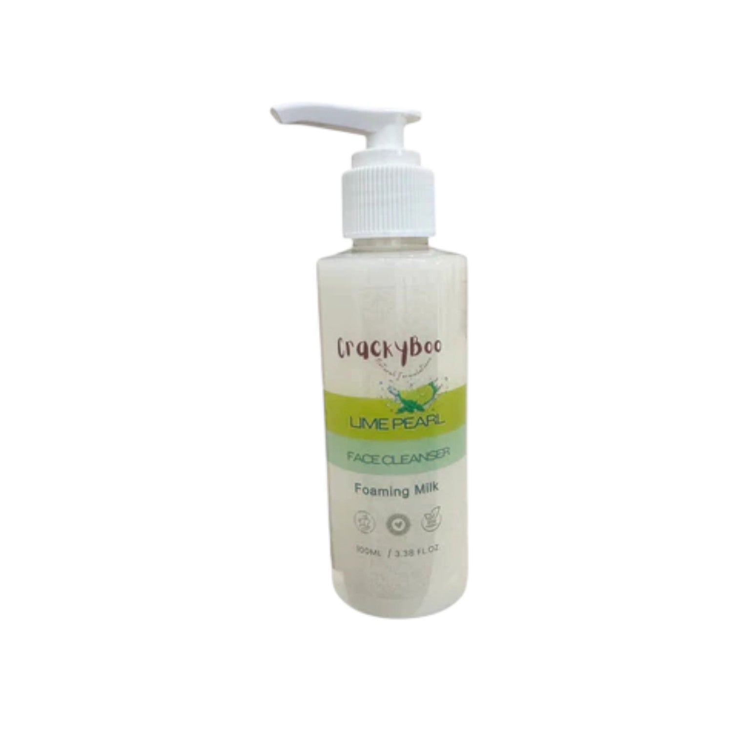 Lime Pearl Face Cleanser - foaming milk – CrackyBoo